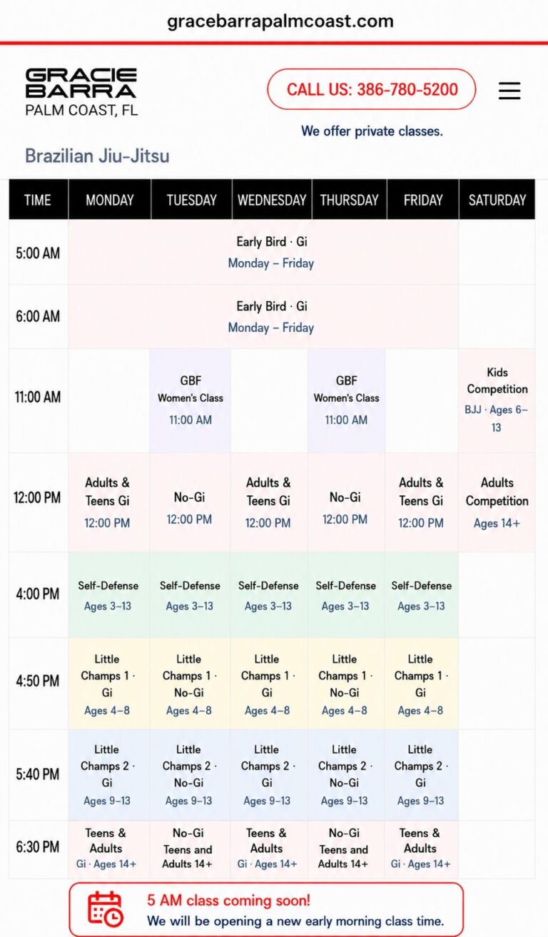 Schedule